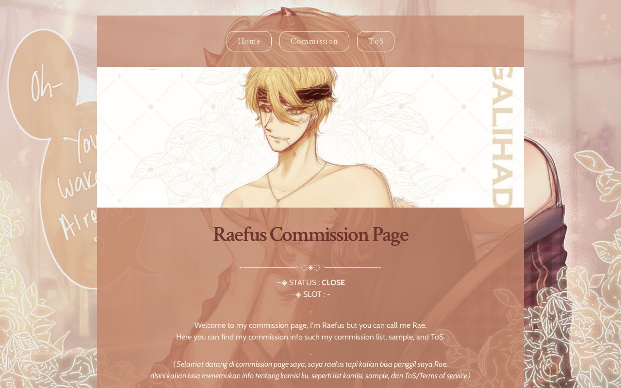 Raefus Commission Page